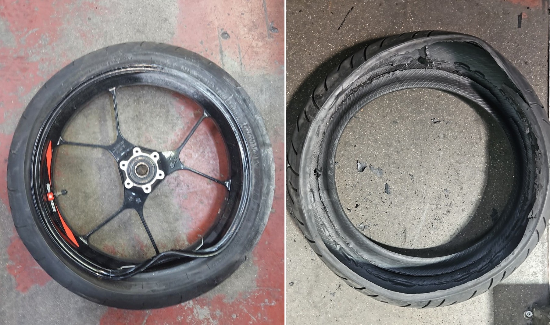 Reparación de llantas de moto: cuándo arreglar y cuando no